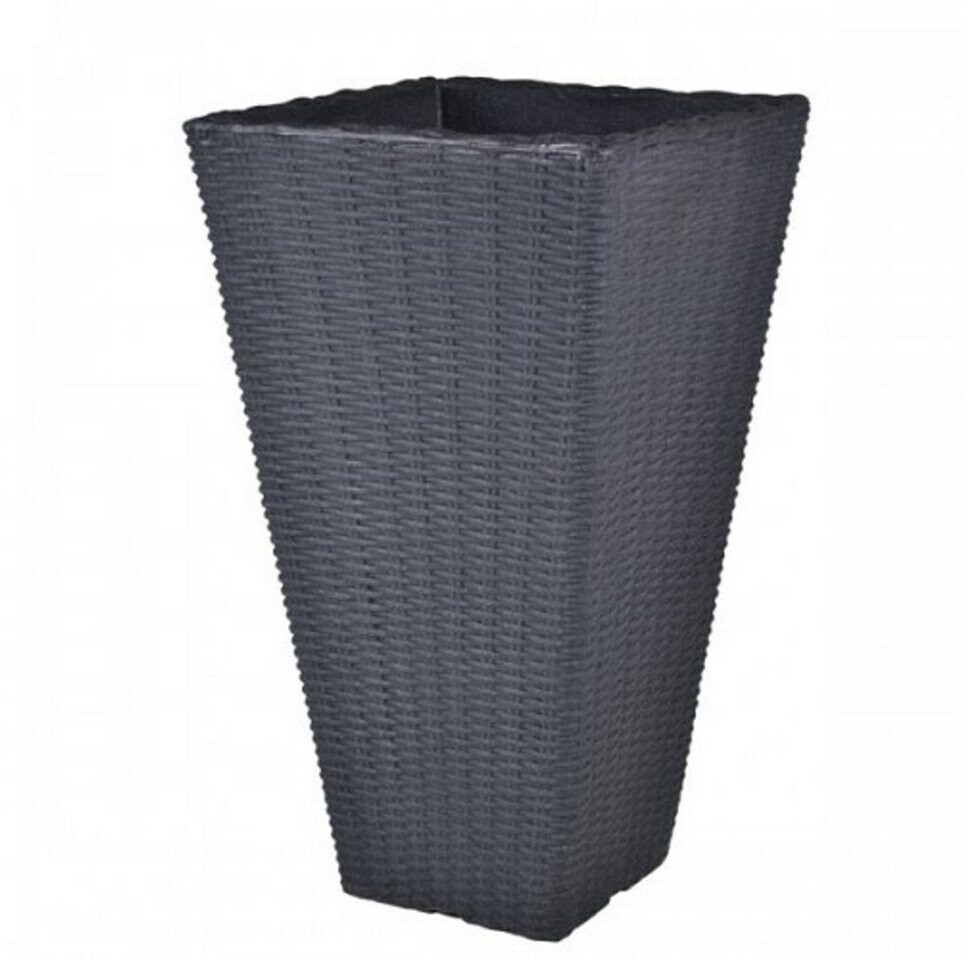 Jelenia Plast Blumenkübel Geflecht-Optik 69cm anthrazit (134524) ab 24 ...