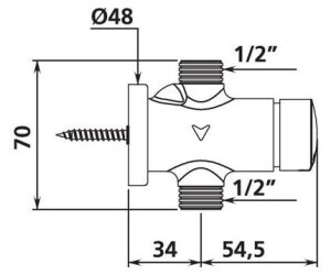 Delabie Temposoft 2 Urinal-Spülarmatur Wandmontage G1/2 (777800) ab 113 ...