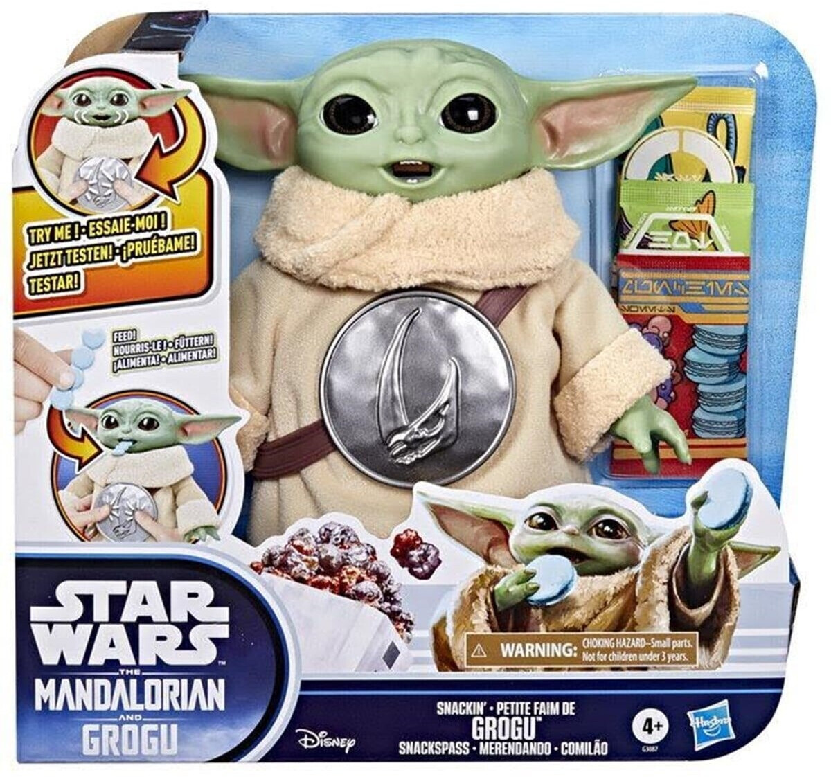 Hasbro Snackin' Grogu figura interactiva, 16,5cm (G3087) desde 30,49 ...