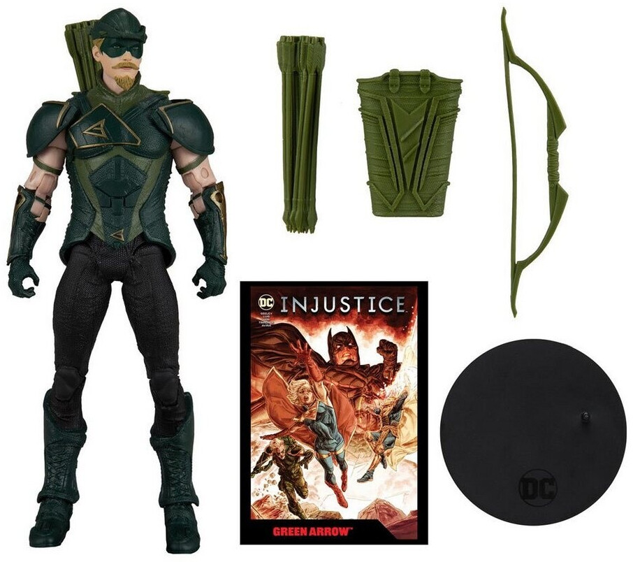 McFarlane Toys Green Arrow DC Multiverse Injustice Figur 17,8cm, 22 ...