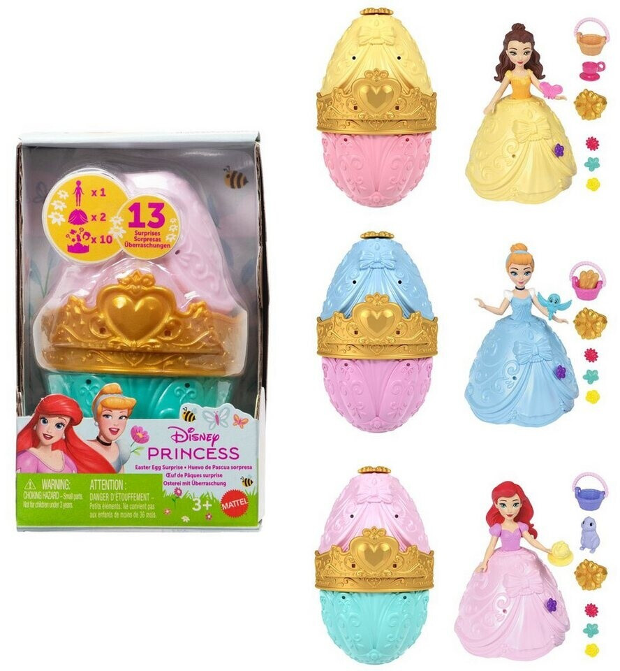 Mattel Disney Princess Überraschungs-Osterei Puppe mit Zubehör (JHG92 ...