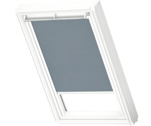 Velux Sichtschutzrollo blaugrau, manuell, Rahmen aluminium (RFL C04 ...