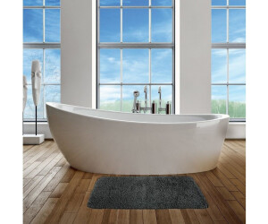 MSV Mikrofaser-Badematte 50x70cm dunkelgrau (141645) ab 22,49 ...
