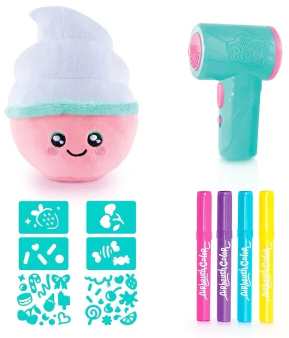Canal Toys AirbrushPlush Food'Tastic Squishy-Plüsch zum Gestalten, 25cm ...