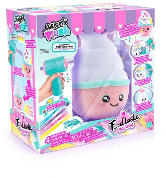Canal Toys AirbrushPlush Food'Tastic Squishy-Plüsch zum Gestalten, 25cm ...