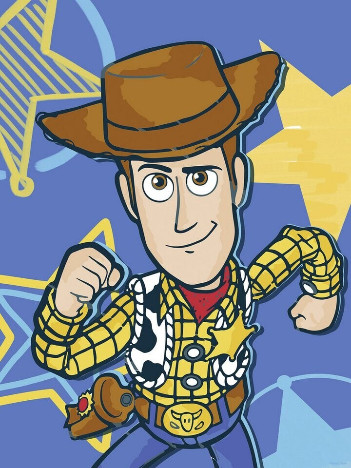 Komar Disney and Pixar Toy Story Woody Wandbild 30x40cm ab 13,95 ...