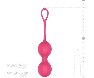 Easy Connect Stella Boules de Kegel vibrantes, contrôlées par ...