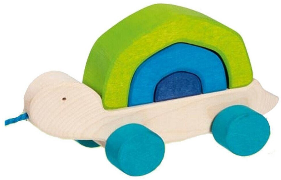 Goki Ziehtier Schildkröte "Tortuga" Ahornholz, bunte Farben (54859) ab ...