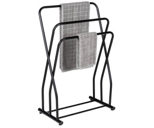 Wenko Granelli Handtuchständer 3-armig, Stahl matt schwarz (89641026-0 ...