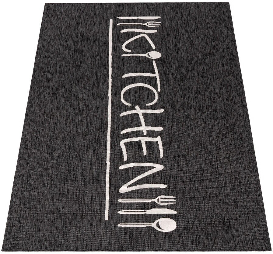 Paco Home Outdoor-Teppich mit Schriftzug, anthrazit, 60x100cm ab 9,89 ...