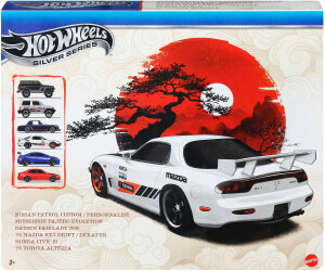 Hot Wheels Die-Cast-Spielzeugautos 1:64, 6er-Set japanische Fahrzeuge ...