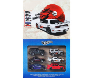 Hot Wheels Die-Cast-Spielzeugautos 1:64, 6er-Set japanische Fahrzeuge ...