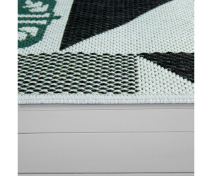 Paco Home In- & Outdoor-Teppich mit Muster, schwarz/weiß/grün ...