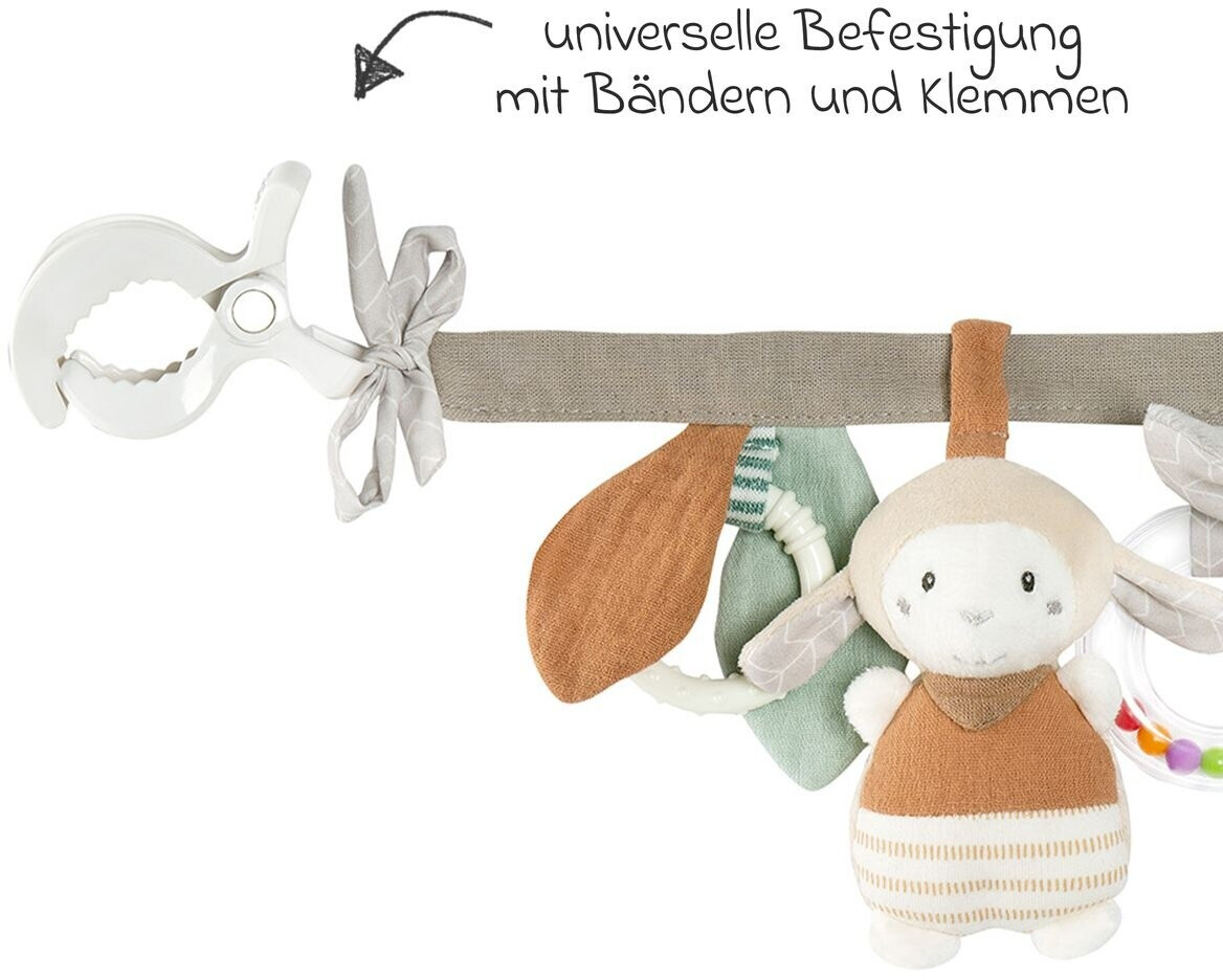 Fehn Kinderwagenkette mit Rassel & Quietsche, Esel & Schaf (438031) ab ...