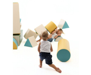 IGLU Soft Play Fortress Schaumstoff-Baustein-Set 19-teilig, pastell ...