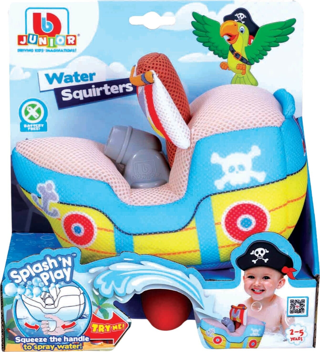 BB Junior Splash 'n Play Water Squirters Piratenboot (16-89062) ab 15 ...