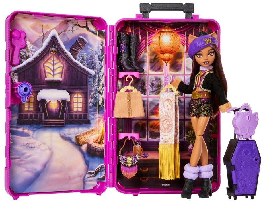 Monster High Skulltimate Secrets Hütten-Gruselurlaub Clawdeen Wolf ...