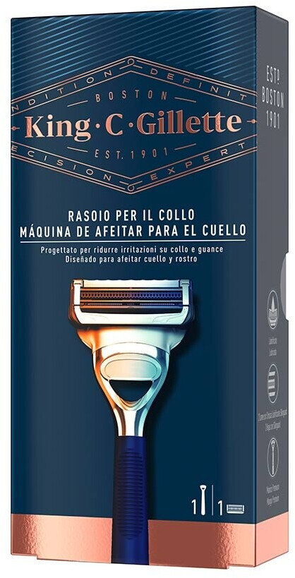 Gillette King C. Gillette Neck Razor, 1 Klinge (King C. Gillette Neck ...