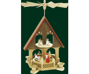 Richard Glässer Pyramidenhaus "Bescherung" 2-stöckig, 36cm (16291) ab ...
