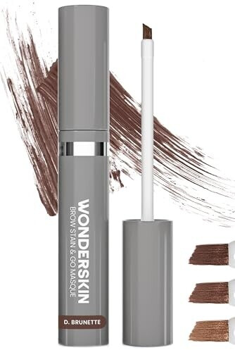 Wonder Skin Wonder Blading Brow Stain & Go Masque, longue durée, brun ...