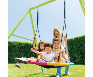 Intex Kinderschaukel mit achteckiger Nestschaukel, Stahl, grün/blau ...