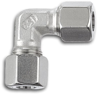 Riegler Winkel-Verschraubung Rohr-Außen-Ø 8mm, Edelstahl 1.4571, 100bar ...