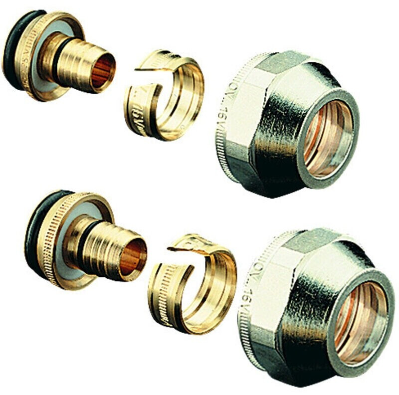 Oventrop Cofit S Klemmringverschraubung 20x2,5mm x G 3/4 ÜM, 2-fach ...