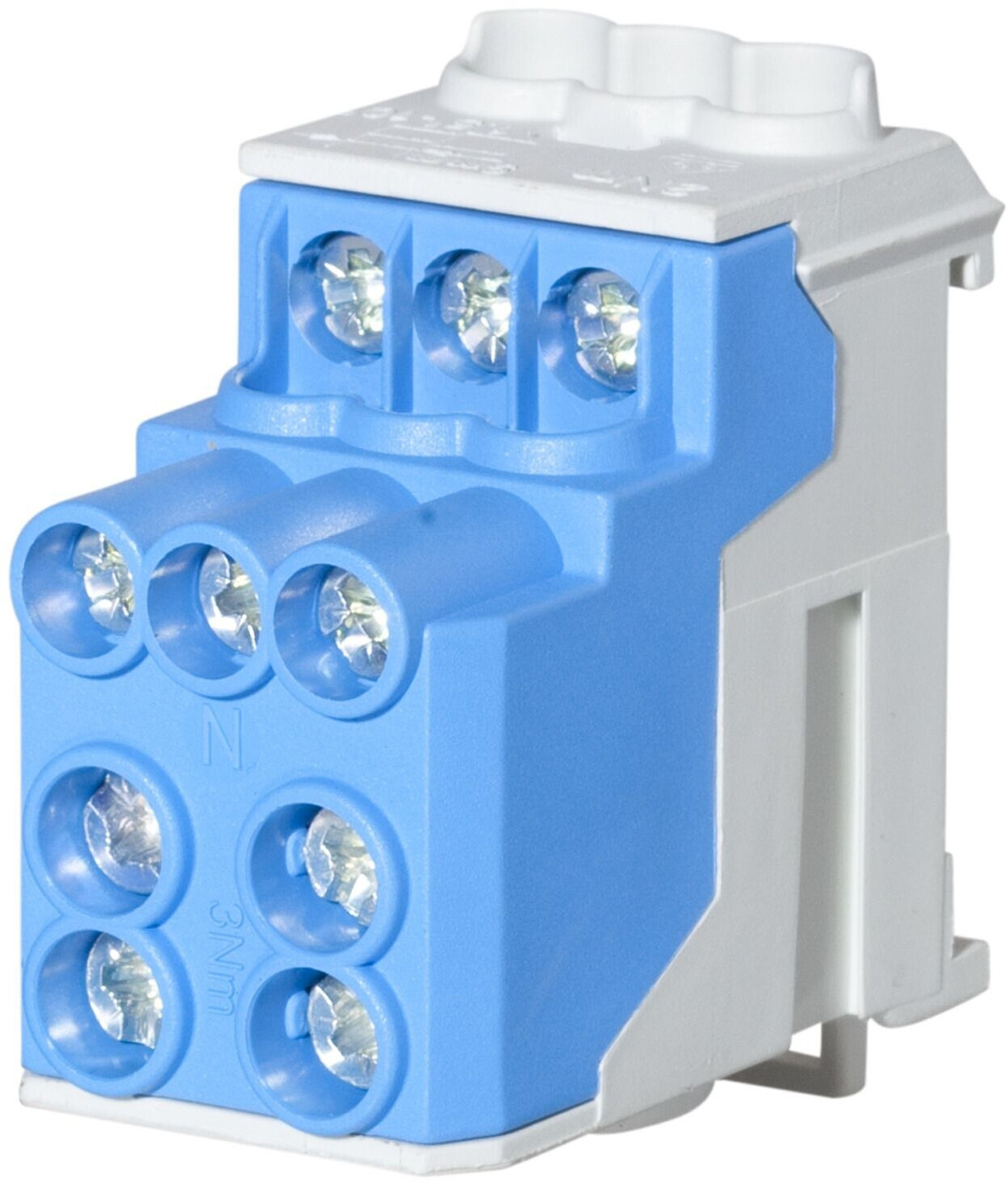 F-Tronic UVB100bl Unterverteilungsblock 100A, 1-polig, blau (7110207 ...