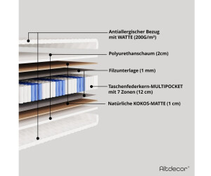 ALTDECOR LOVY Jugendbett Polsterbett mit Bettkasten, 100x200cm, grau ...