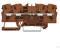 Wago 4-Leiter-Durchgangsklemme 4mm², braun (2204-1401/000-014) ab 61,88 ...