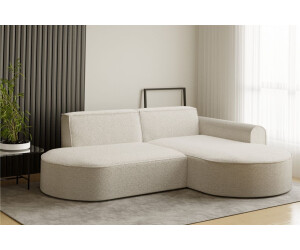 Fun Möbel BONDY Ecksofa Stoff Ascot, creme, Ottomane rechts ab 848,00 ...