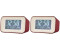 Acctim Alta Digitaler Wecker, rot, Innentemperatur (15864) ab 21,83 ...