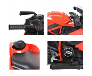 Moni Ninja Kinder-Elektromotorrad, LED-Beleuchtung, MP3, rot ab 194,95 ...