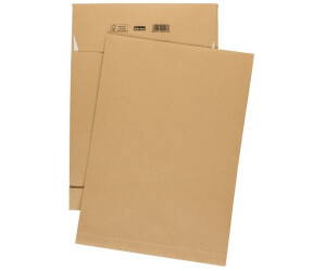 Idena Versandtaschen DIN B4 haftklebend, 4cm Bodenfalte, 130g/m², braun ...