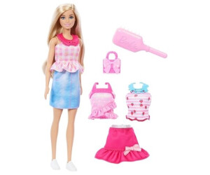 Barbie Easy to Dress Puppe, Snap-on Fashions, blondes Haar (JMH18) ab ...