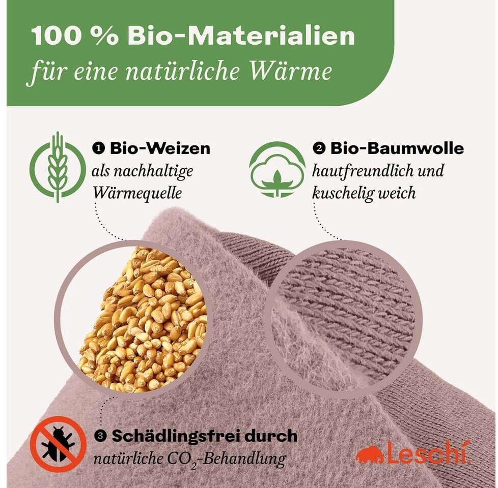 Leschi Katze Clara Körnerkissen Bio-Baumwolle, Nacken/Schulter, koralle ...
