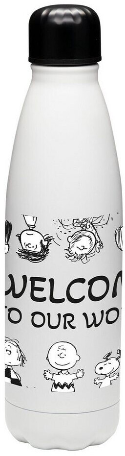 Geda Labels Peanuts Comic Edition Isolierflasche 500ml, Edelstahl, weiß ...