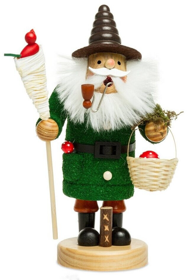 SIKORA RM-A Räuchermännchen Waldschrat, Holz, grün, ca. 19,5cm (A31) ab ...
