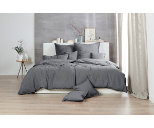 H.G. Hahn-Haustextilien Renforcé-Bettwäsche Stone-Washed 200x200cm ...