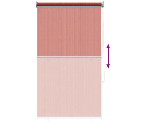 vidaXL Außenrollo 90% UV-Block Terrakotta 80 x 230 cm HDPE ab 20,71 ...