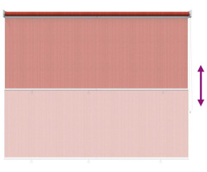 vidaXL Außenrollo 90% UV-Block Terrakotta 140 x 230 cm HDPE ab 27,14 ...