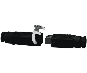 Somfy Hirschmann Stecker + Kupplung Kit mit Sicherungsbügel, schwarz ...