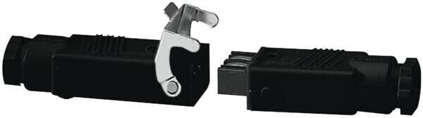 Somfy Hirschmann Stecker + Kupplung Kit mit Sicherungsbügel, schwarz ...