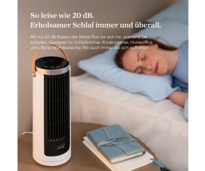 Levoit Windi Mini Plus Turmventilator weiß, kabellos, Timer (LTF-F132B ...