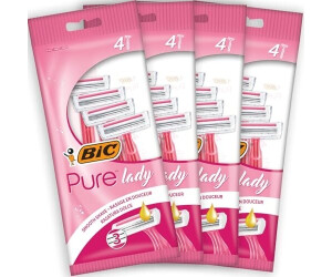 BIC Pure Lady Einwegrasierer Damen, 3 Klingen, 16er-Pack (968751) ab 10 ...