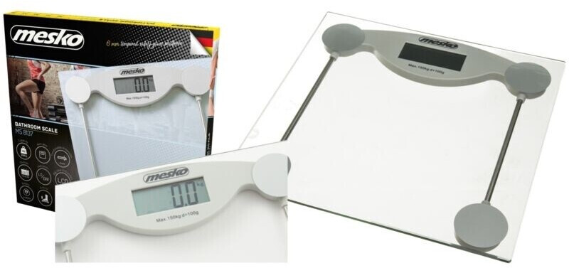 Mesko MS8137 Digitale Personenwaage Glas, bis 150kg (camry_MS 8137) ab ...