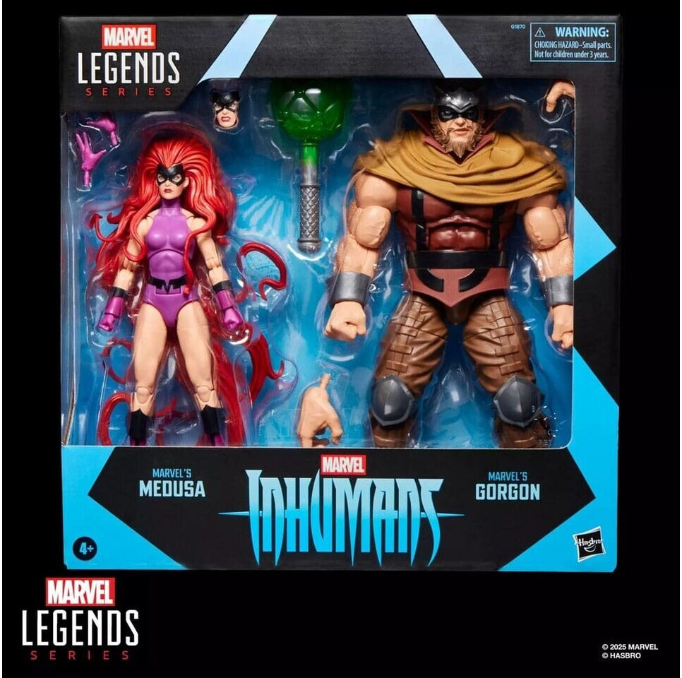 Marvel Legends Series Inhumans Medusa & Gorgon 2er-Pack Actionfiguren ...