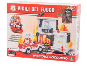 Giochi Preziosi Vigili Del Fuoco Playset Edificio en Llamas, Vehículo ...