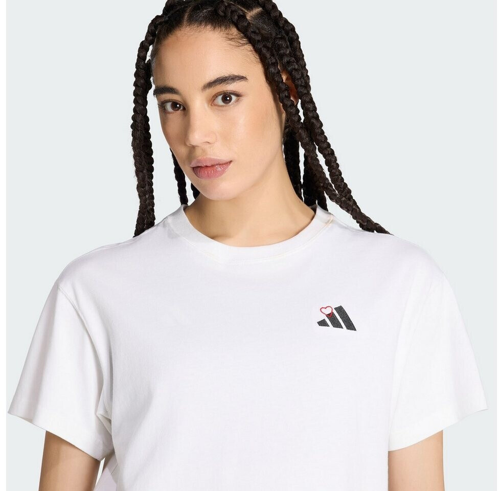 Adidas EMBROIDERY PACK GRAFIK T-SHIRT LOCKER GESCHNITTEN White (KT2738 ...