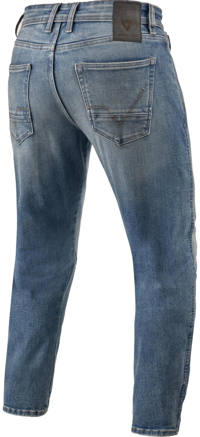 REV'IT! Revit Detroit 3 Tapered Motorcycle Jeans – Blue (FPJ077-6224) a ...